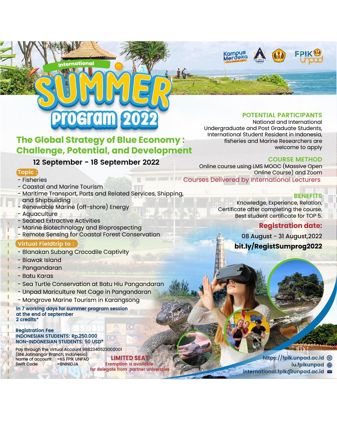 International Summer Program | คณะอุตสาหกรรมเกษตร